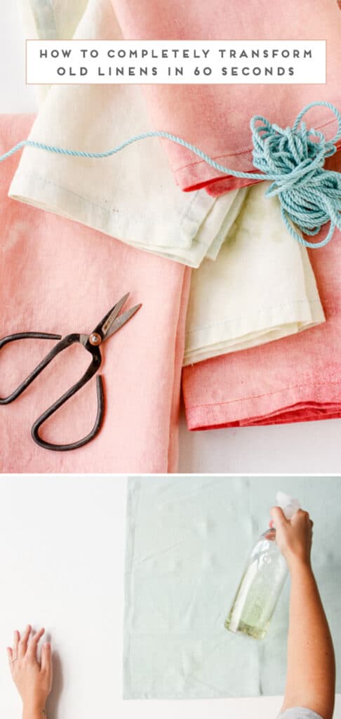 Transform Old Linens: How to Bleach Linen in 60 Seconds
