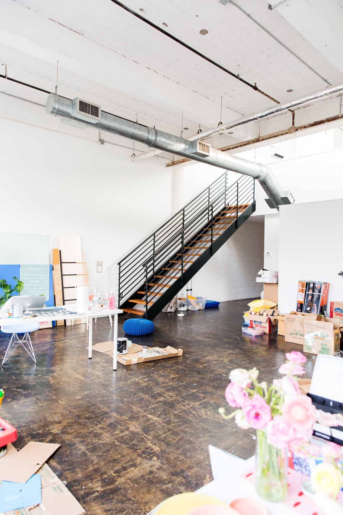 Before Photos of the New Paper & Stitch Studio - Paper and Stitch