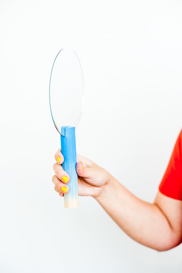 Mirror, Mirror: How to Make a Modern DIY Hand Mirror in 30 Minutes ...