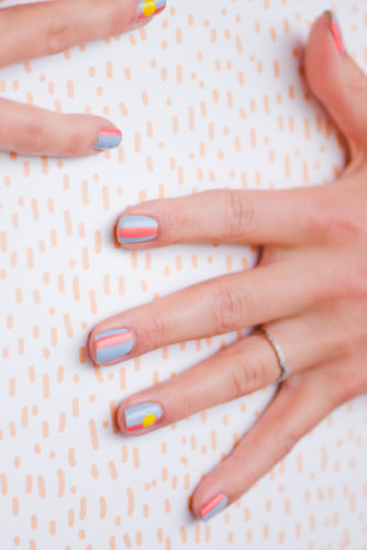 Nailed It: A Sunny Summer Nail Art Tutorial - Paper and Stitch