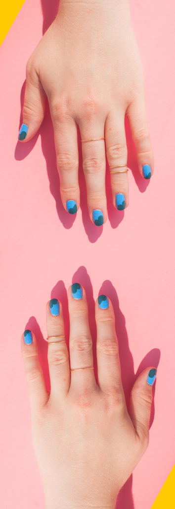 Nailed It: Asymmetric Scallop Nail Art Tutorial - Paper and Stitch