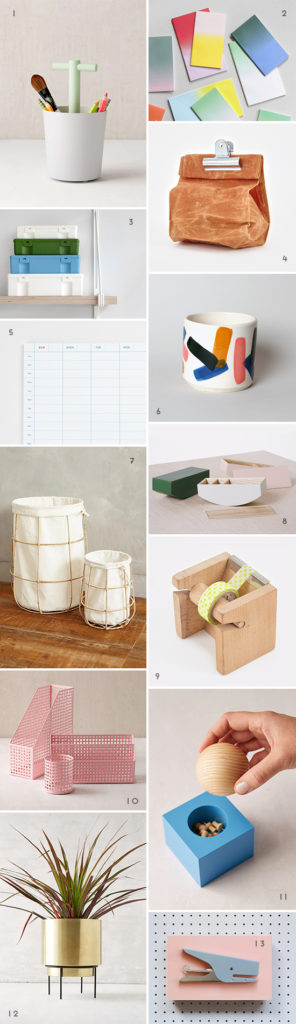 Cool Desk Styling Inspired by Back to School