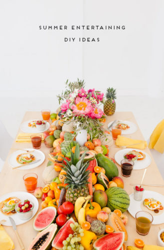 Let There Be Fruit, Veggies, and Peonies: A Fresh Summer Party with ...