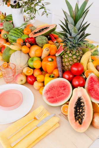 Let There Be Fruit, Veggies, and Peonies: A Fresh Summer Party with ...