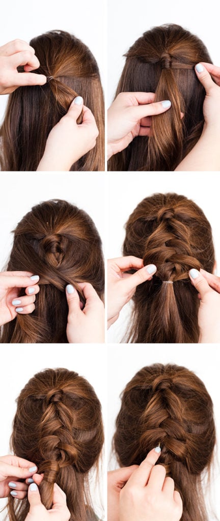 Pony Up: A Half Up Pony Braid Hair Tutorial - Paper and Stitch