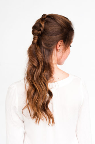 Pony Up: A Half Up Pony Braid Hair Tutorial - Paper and Stitch