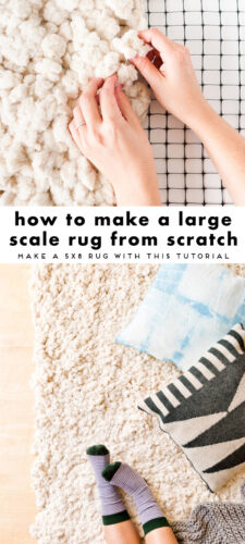 DIY Rug Idea: How to Make a Rug from Scratch (Large Scale)