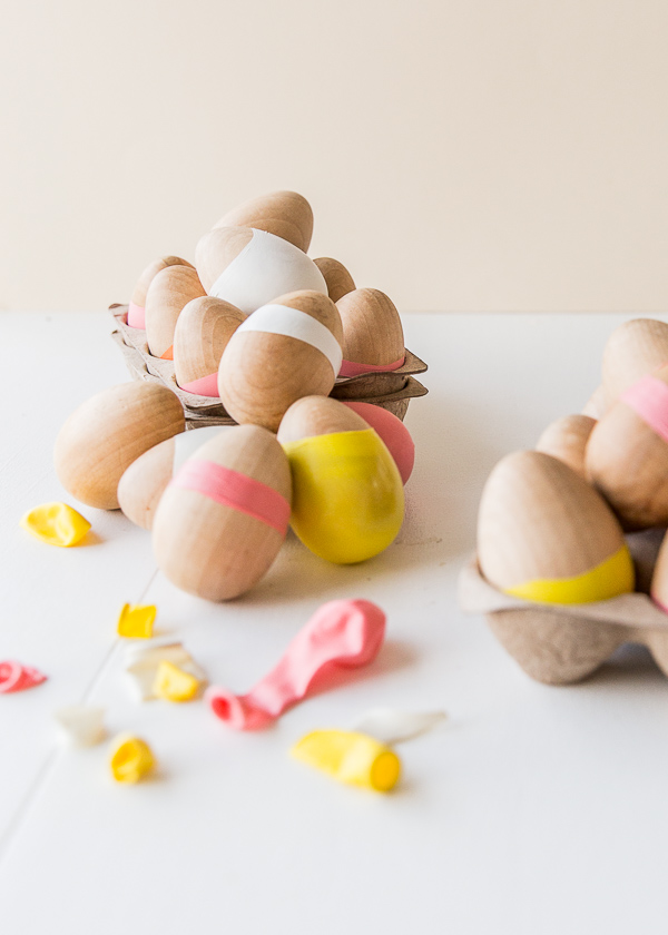 Unique Easter Egg DIY to Try: Balloon Dipped Easter Eggs