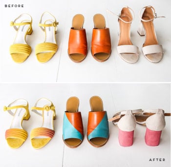 Freshen up Old Shoes with this DIY Shoe Makeover (3 Ways) for Spring
