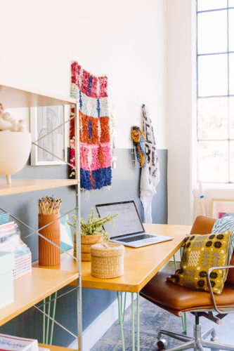 Creative Workspace Makeover with Earthy Modern Vibes - Paper & Stitch