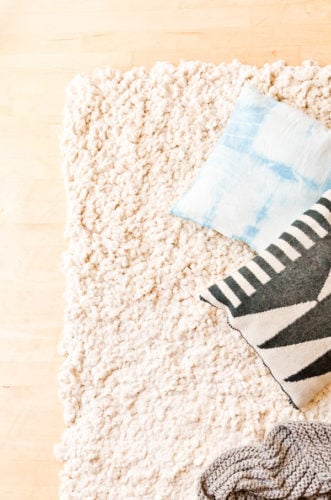 DIY Rug Idea: How to Make a Rug from Scratch (Large Scale)