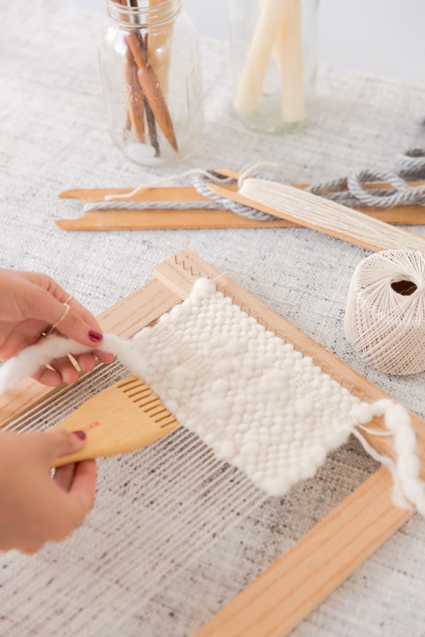 Weave Thieve: How to Make a DIY Weaving Loom for Less than $2
