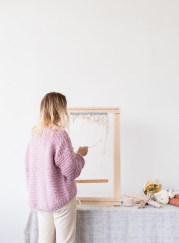 Weave Thieve: How to Make a DIY Weaving Loom for Less than $2