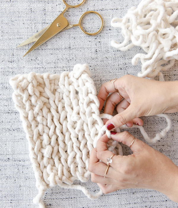 How to Make a Potholder with One Supply (and your hands)