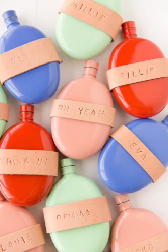 Drink Up: A Leather-Wrapped Flask Project (DIY Holiday Gift Idea)