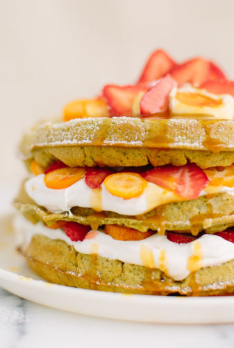 Green with Envy: Matcha Waffles Recipe - Paper and Stitch