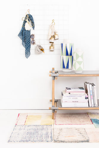 How to Make a Large Scale (Patchwork) DIY Rug - Paper and Stitch