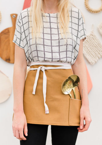How to Make a DIY Half Apron in Just a few Minutes