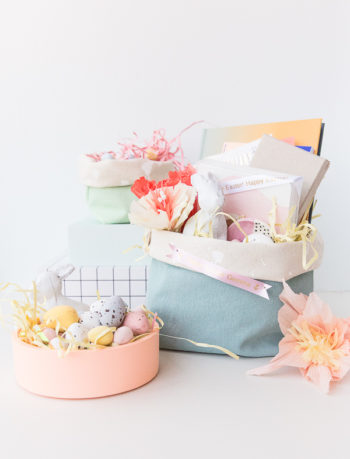 How to Make Easter Baskets with Just ONE Material in 15 Minutes - Paper ...