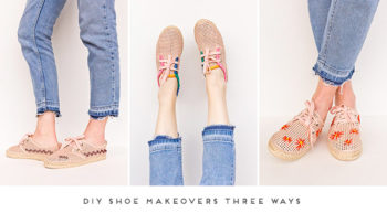 3 DIY Ways to Makeover Shoes for Spring - Paper & Stitch