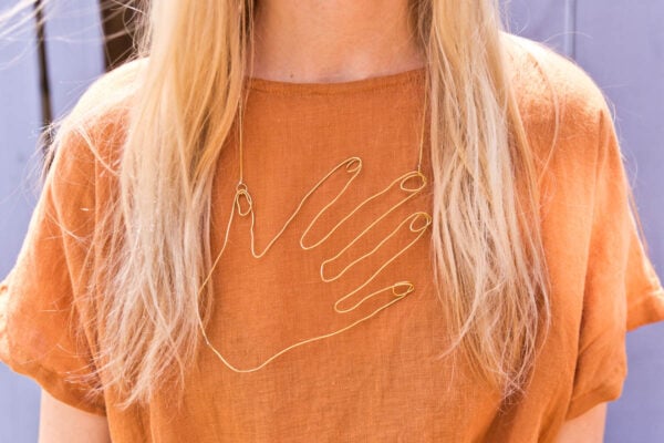 How to Make a Wire Hand Necklace (Beginners Soldering Project)
