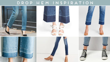 How to DIY the Drop Hem Jeans Trend (with Denim You Already Have ...