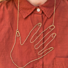 How to Make a Wire Hand Necklace (Beginners Soldering Project)