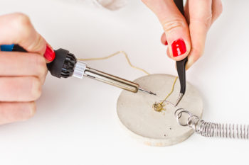 How to Make a Wire Hand Necklace (Beginners Soldering Project)