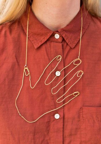 How to Make a Wire Hand Necklace (Beginners Soldering Project)
