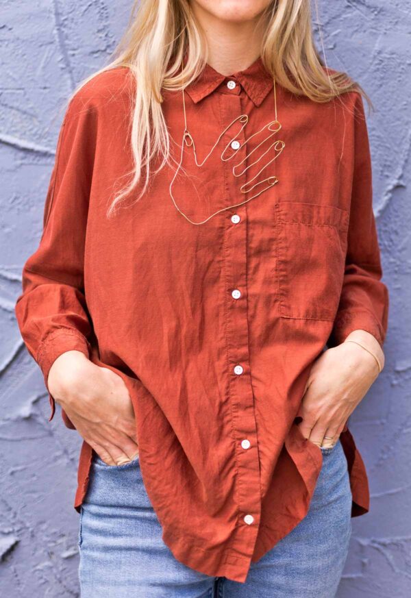 How to Make a Wire Hand Necklace (Beginners Soldering Project)