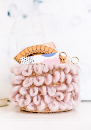 Woven Loop Baskets for Organization and Storage - Paper and Stitch