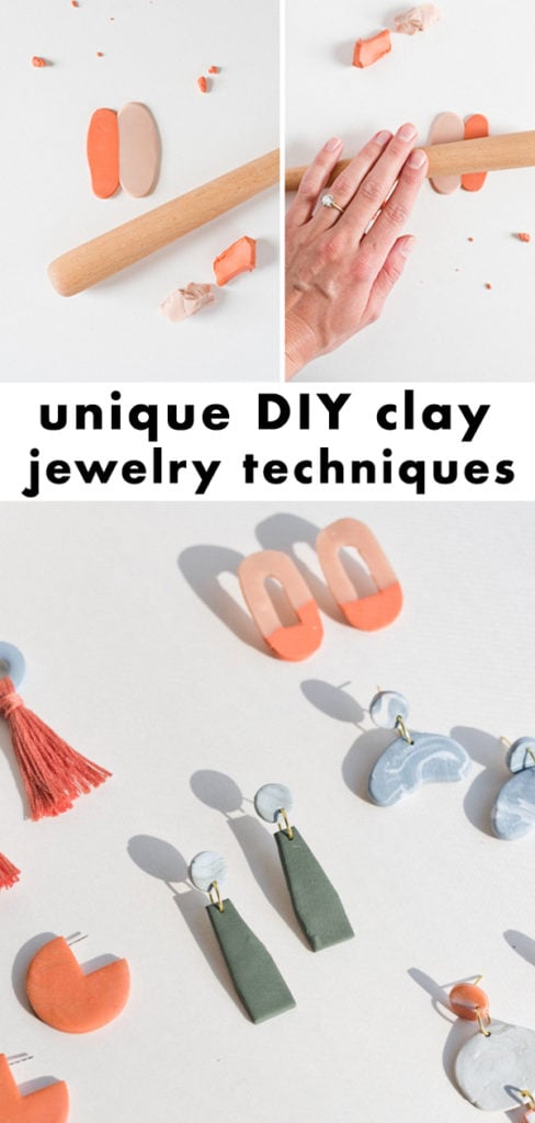 How to Make Clay Earrings + Cool DIY Clay Jewelry Techniques