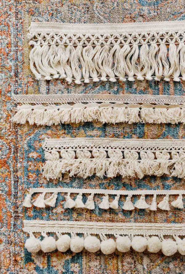 How to Upgrade an Inexpensive Rug for $10 in 10 Minutes