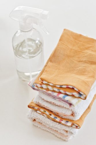 Unpaper Towels: How to Make Reusable Paper Towels with Fabric Scraps