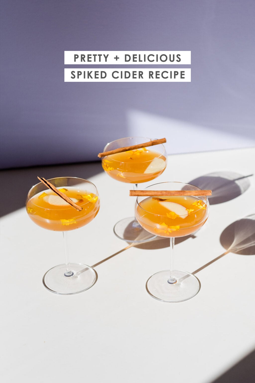 Easy Spiked Apple Cider Batch Cocktail Recipe