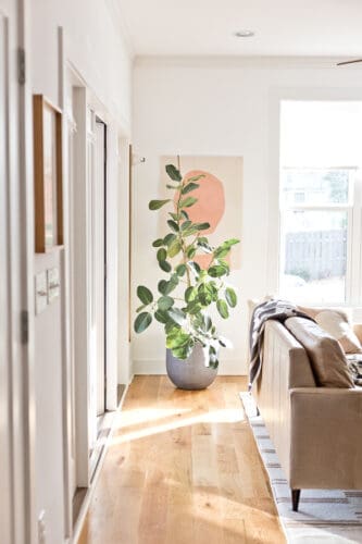 How to Create Large Wall Art with Canvas for Under $10