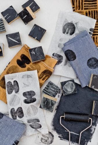 Block Printing 101: How to Block Print Fabric - Paper and Stitch