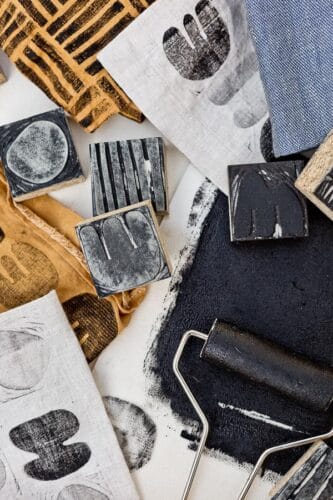 Block Printing 101: How to Block Print Fabric - Paper and Stitch