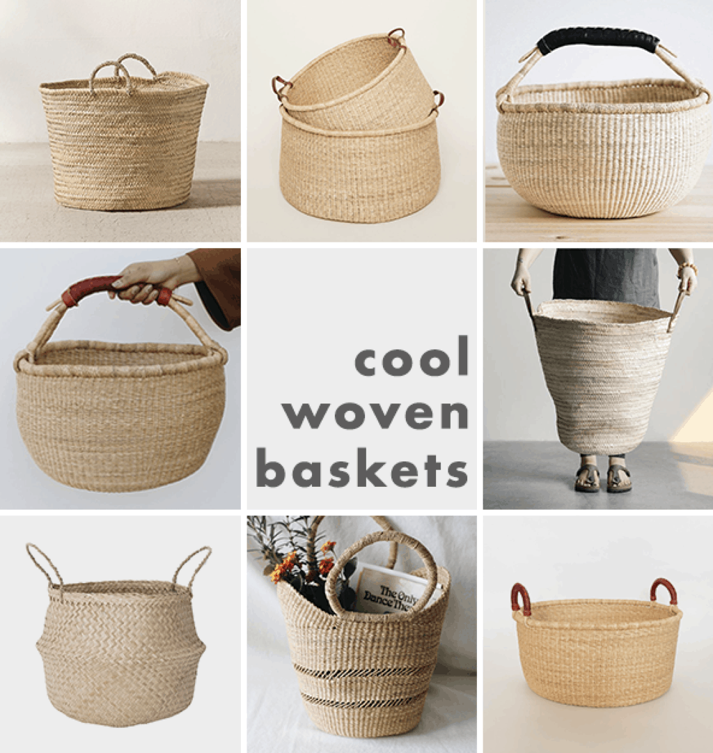 Where to Source Cool Woven Baskets (My 16 Faves)