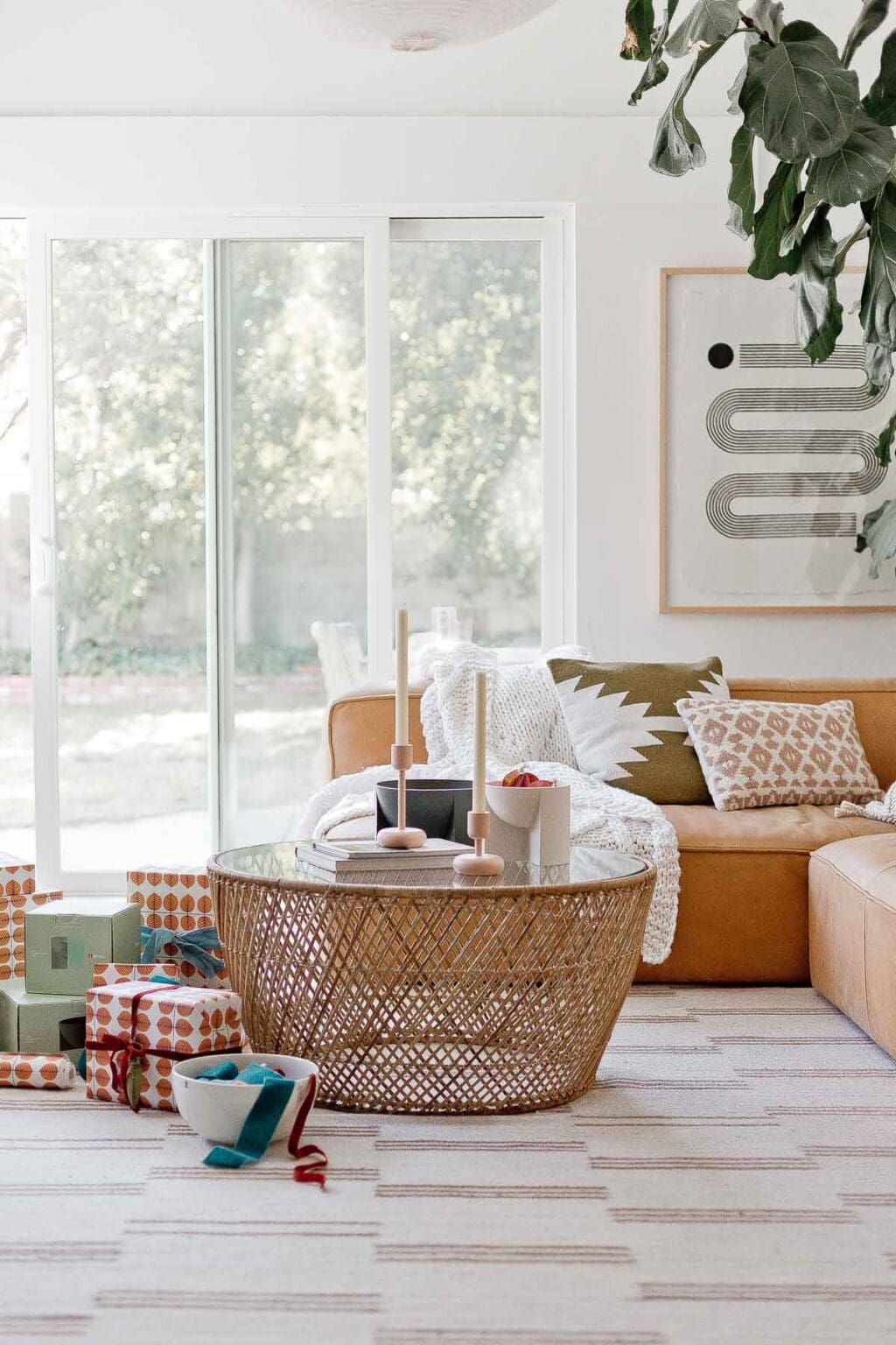 (Mostly) Subtle Holiday / Winter Decorating - Paper and Stitch