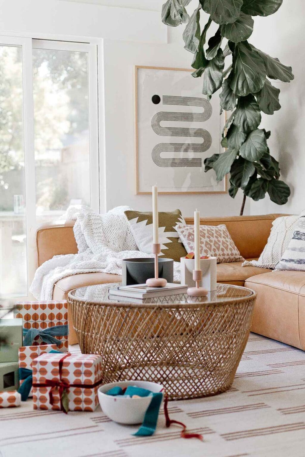 (Mostly) Subtle Holiday / Winter Decorating - Paper and Stitch