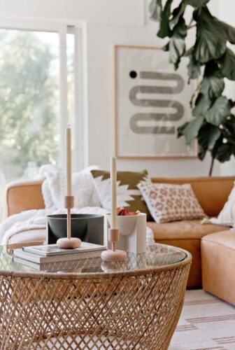 (Mostly) Subtle Holiday / Winter Decorating - Paper and Stitch