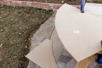 A Cool, DIY Headboard That Makes a Statement (Half Circle Headboard ...