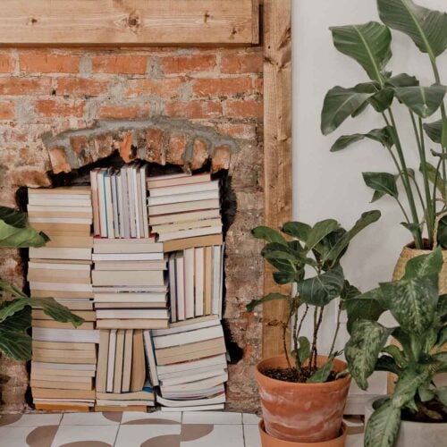 How to Make a DIY Fireplace Hearth - Paper and Stitch