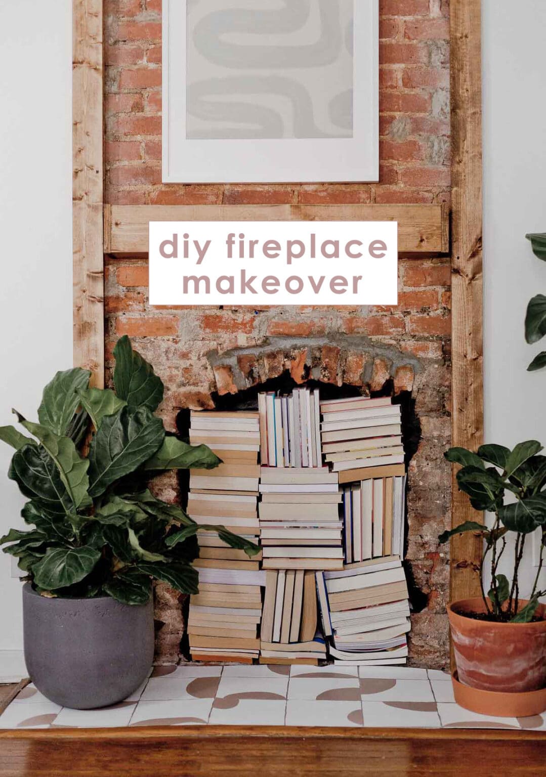 How to Make a DIY Fireplace Hearth - Paper and Stitch