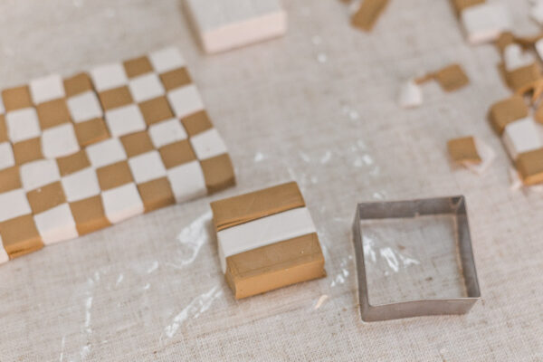 How to Make Checkered Clay Bowls with Oven Bake Clay