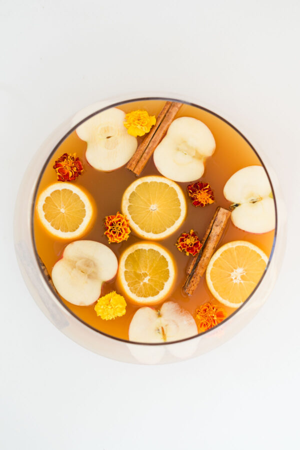 Easy Spiked Apple Cider Batch Cocktail Recipe