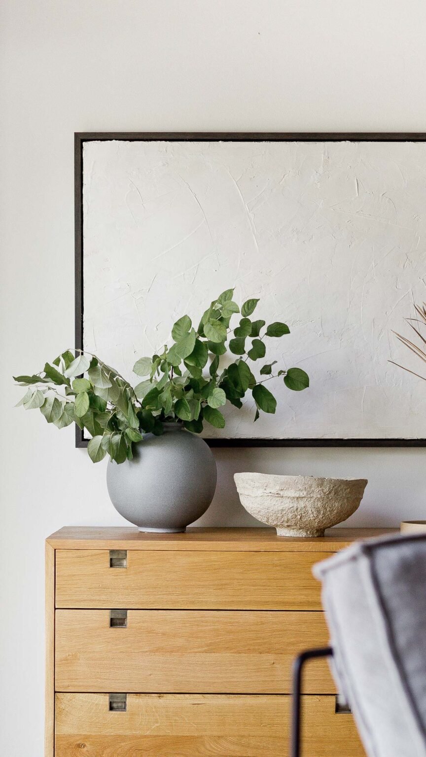 An Organic Modern Living Room Reveal - Paper and Stitch