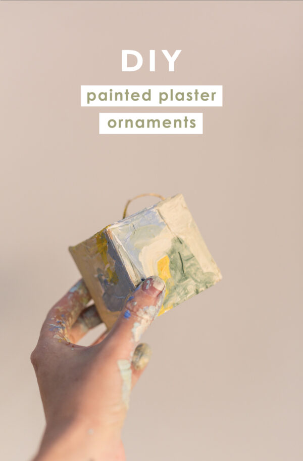 How to Make Plaster Ornaments (DIY) - Paper and Stitch