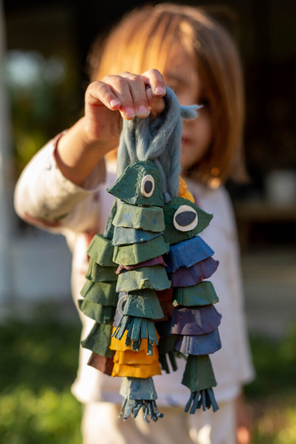 Egg Carton Craft Idea: How to Make Egg Carton Fish